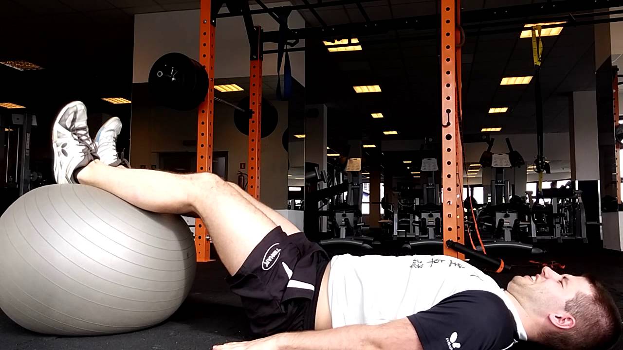 One leg leg curl 13.04 - YouTube