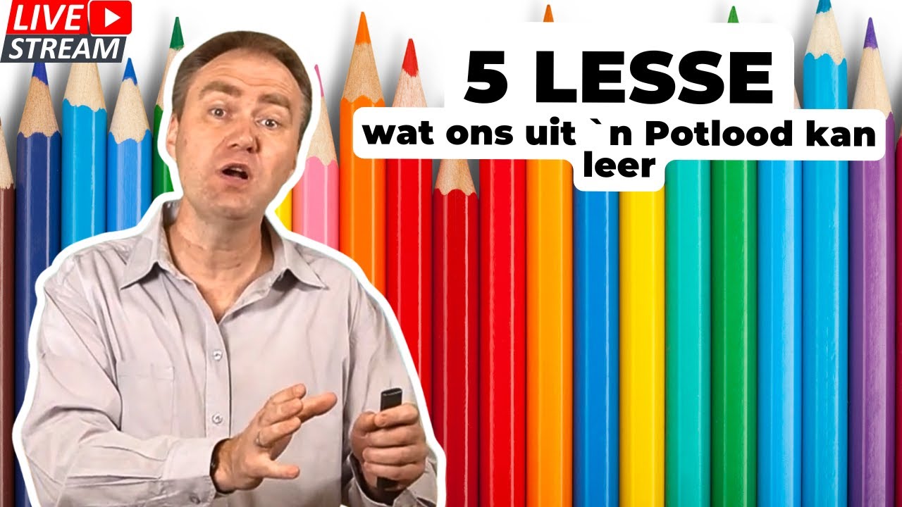 LIVESTREAM: 5 Lesse wat ons uit `n Potlood kan leer - Middernagdiens ...
