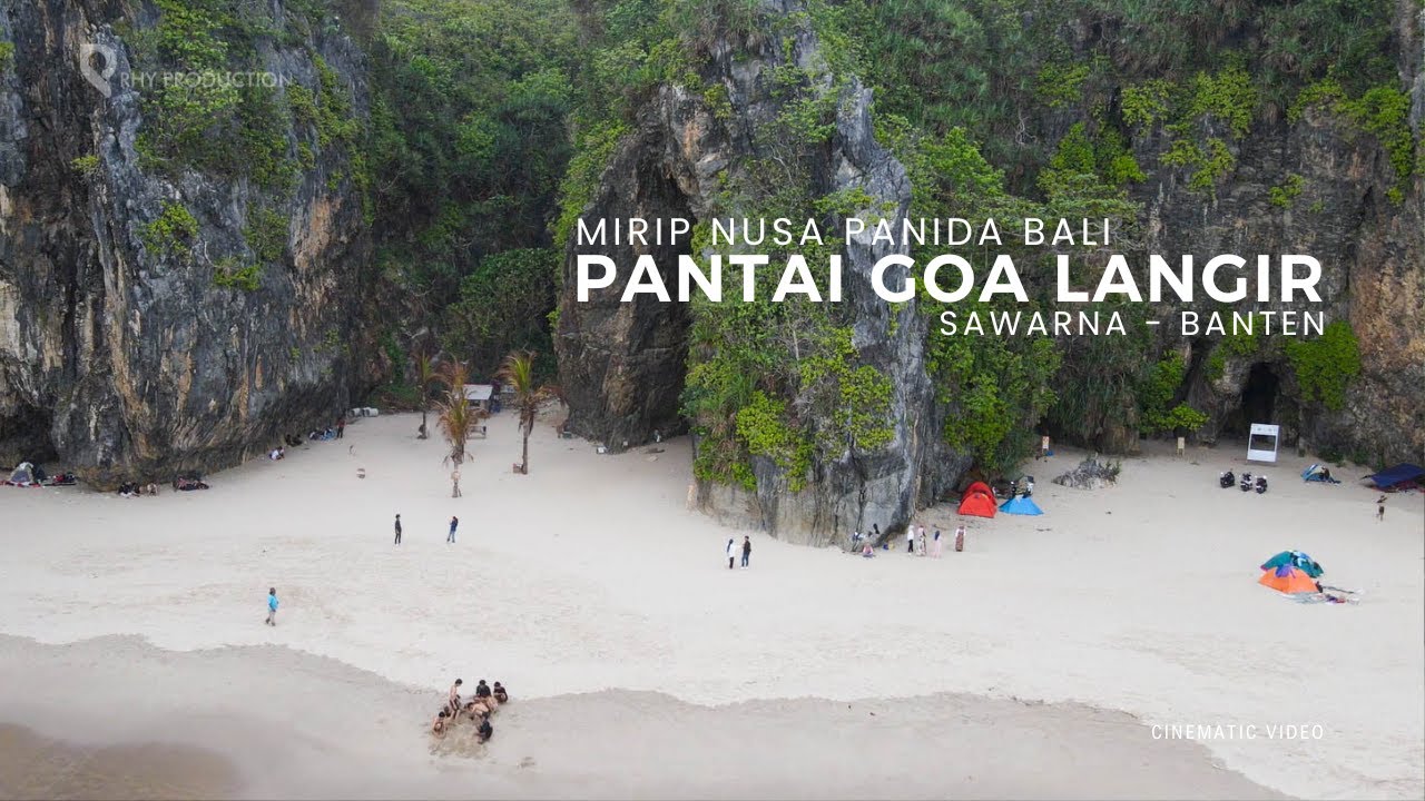 Pantai Goa Langir Sawarna, Banten | Katanya Mirip Nusa Panida Bali ...