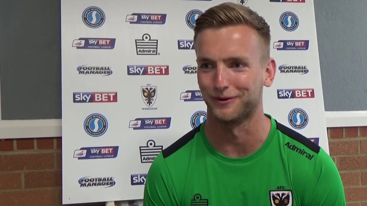 George Long on signing for AFC Wimbledon - YouTube