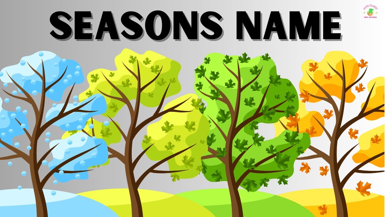 Four Seasons Fun with Pupilplanet Kids Learning | Seasons of the Year ...