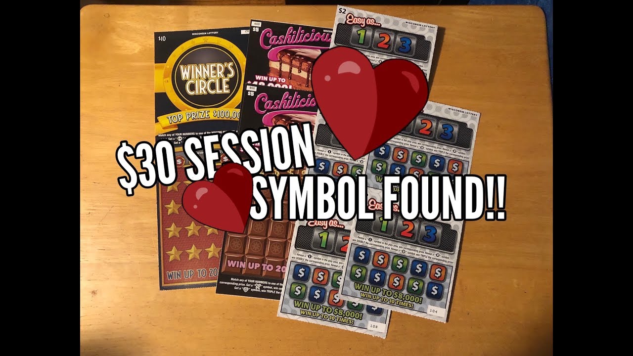 $30 SESSION!! SYMBOL FOUND!! Wisconsin Lottery Scratch Offs!! - YouTube