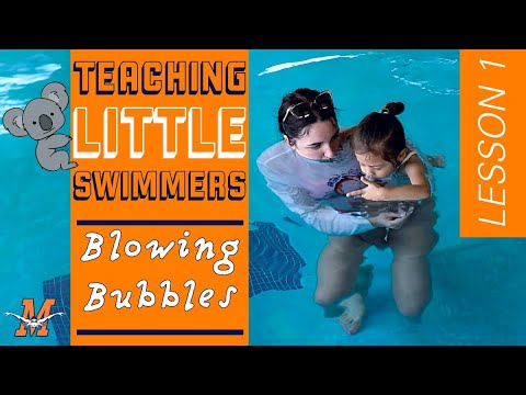 Teaching Little Swimmers | Blowing Bubbles (101) - YouTube