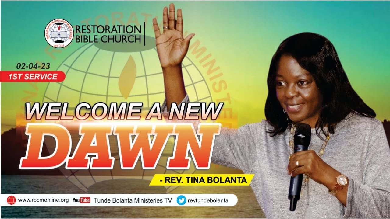 Welcoming a New Dawn (First Service) by Rev. Tina Bolanta - YouTube