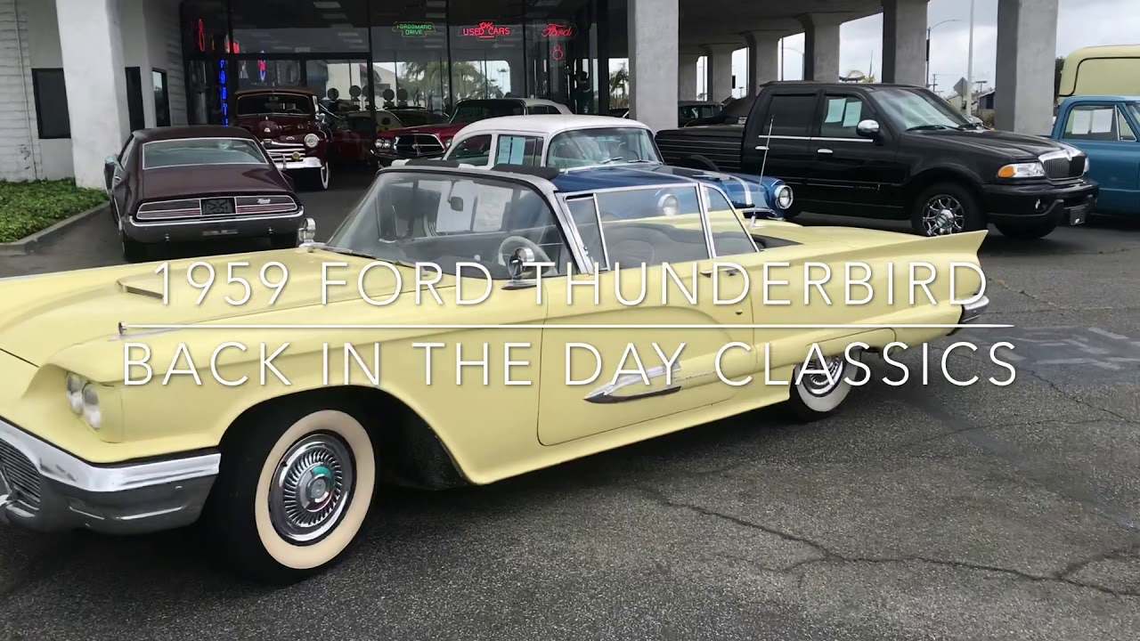 Take a look at our 59 T-bird!! - YouTube