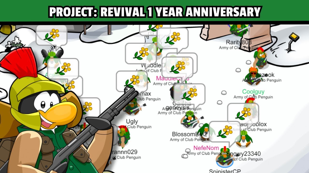 ACP Project: Revival 1 Year Anniversary Party! | Army Of Club Penguin ...