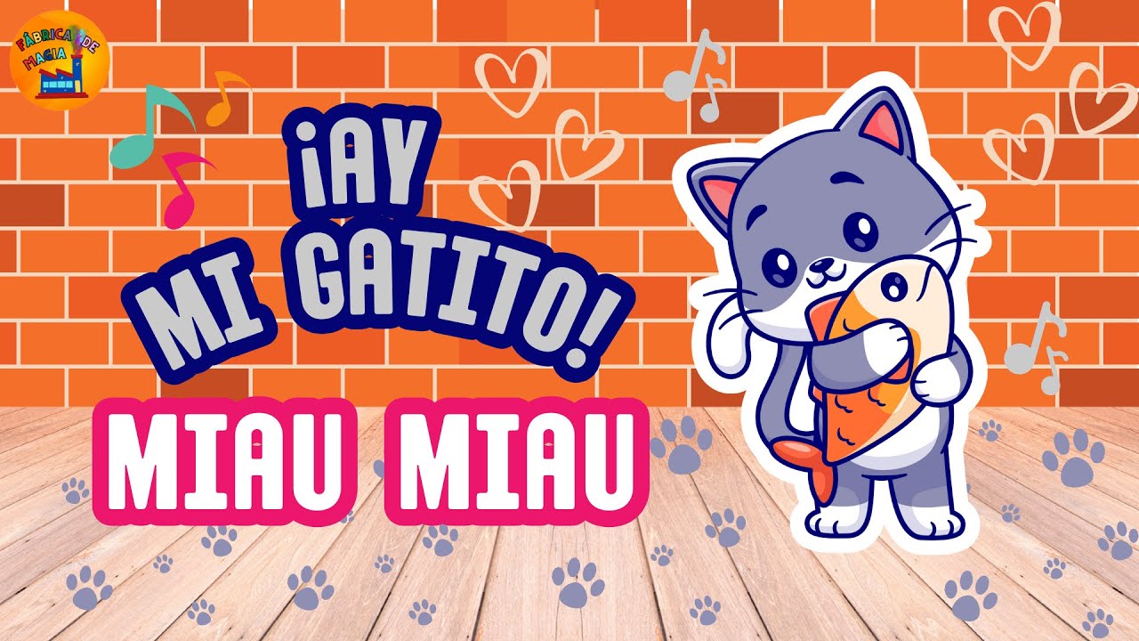 ¡AY MI GATITO! miau miau / Canta en Fábrica de Magia. - YouTube