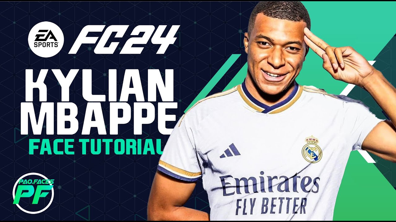 EA FC 24 KYLIAN MBAPPE FACE - Pro Clubs Face Creation - CAREER MODE ...