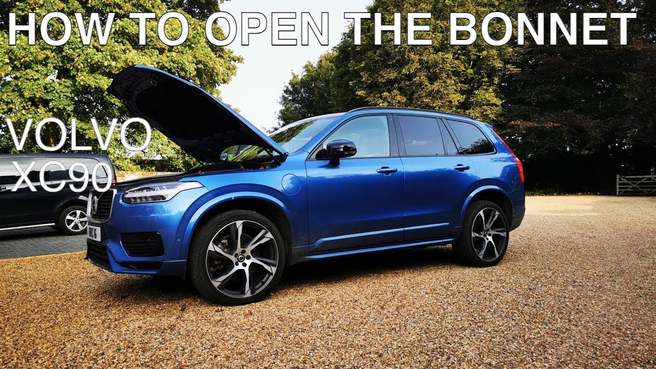 How to Open the Bonnet in a Volvo XC90 - YouTube