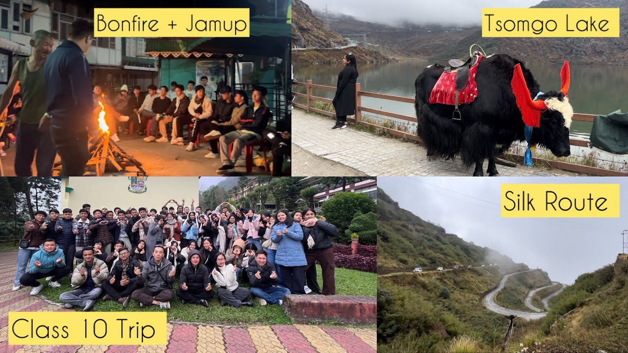 Class trip | Halt at Lingtam | Exploring the Old Silk Route on the way ...