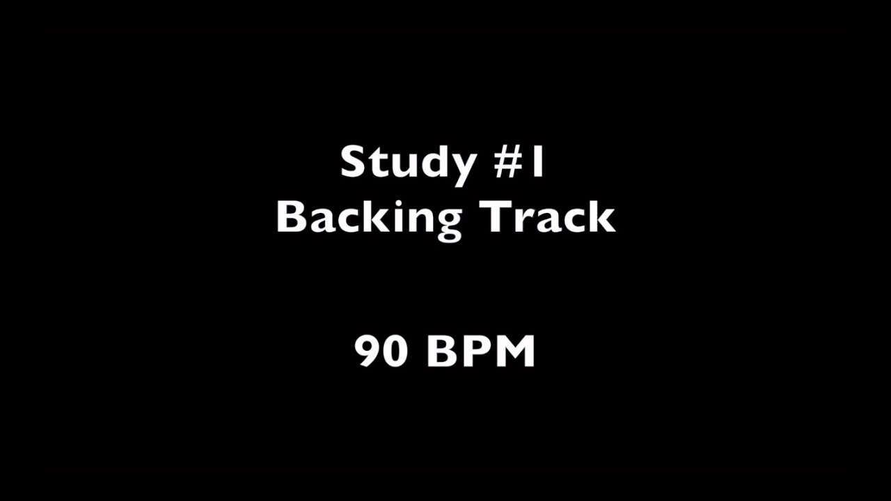 Study 1 @90BPM - Melodic Rhythms for Guitar - YouTube