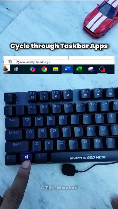 Keyboard Trick: Use Taskbar Without Mouse! #windows #tricks #typing #pc ...