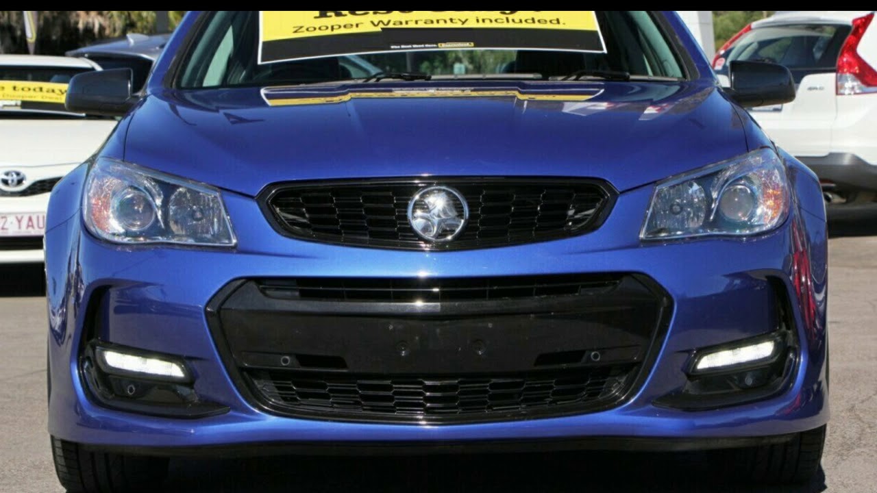 2016 Holden Commodore VF II MY16 SV6 Black Blue 6 Speed Sports ...