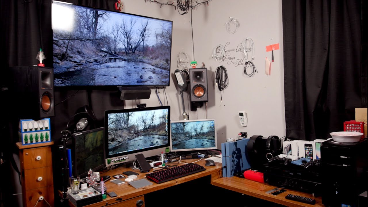 Full Desk Setup - Late 2018 - YouTube