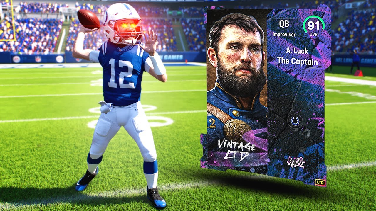 91 Andrew Luck just CHANGED Madden - YouTube