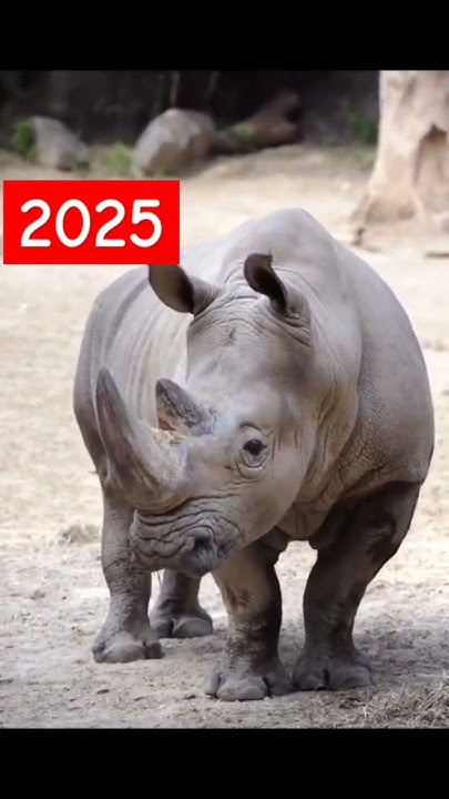 2025 rhinoceros VS 5000bce rhinoceros pastanimals #animals #ytshorts ...