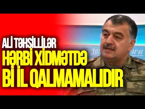 Ali təhsilliləri bir il hərbidə saxlamaq MƏNASIZDIR! Şərait YARADILMALIDIR- Ü.Cəfərovdan SƏRT SÖZLƏR