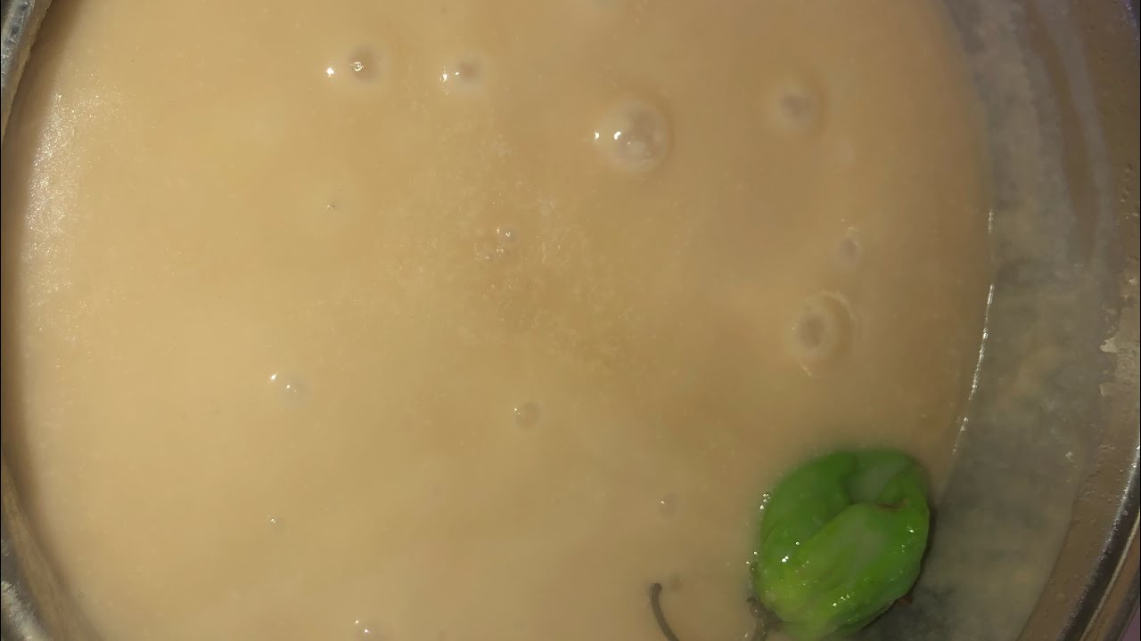Haitian White Bean Sauce ( Sos Pwa Blan) - YouTube