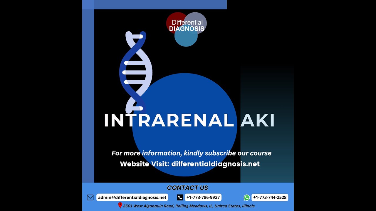 NEPHROLOGY |INTRARENAL AKI |INTERNAL MEDICINE |FAMILY MEDICINE - YouTube