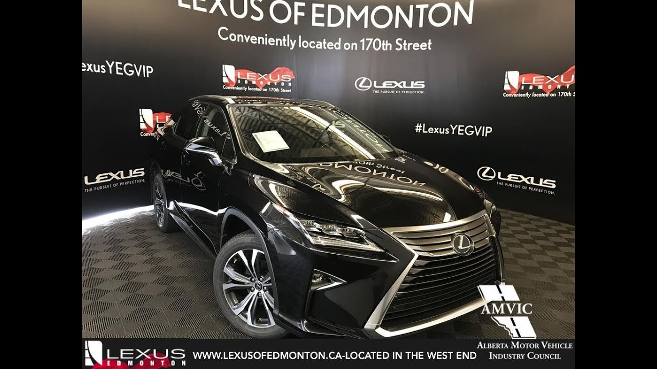 Black 2018 Lexus RX 350 Luxury Package Walkaround Review South Edmonton ...