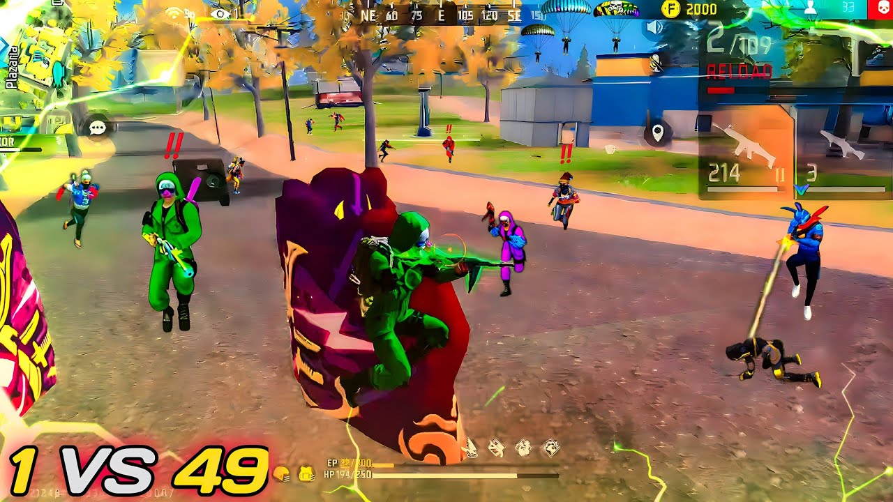 Power of my Over Confidence Solo vs squad king 1 VS 4 IQ Level 999999 ...