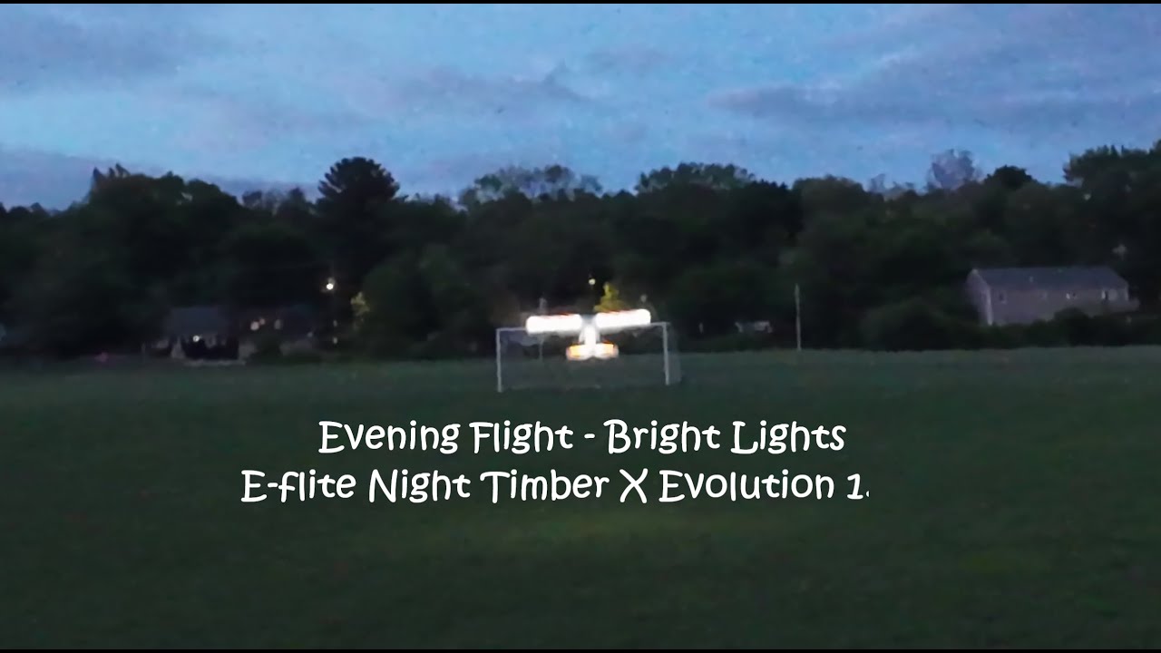 An evening flight with the Night Timber X Evolution 1.2m - Bright ...
