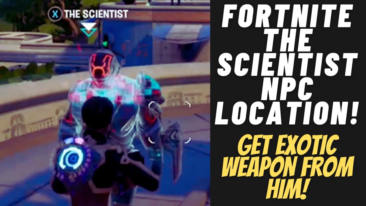 Fortnite NPC The Scientist Location Chapter 3! NEW NPC The Scientist ...
