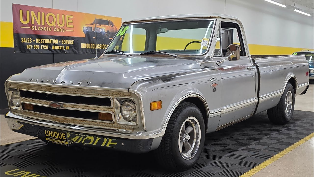 1968 Chevrolet C10 Regular Cab Longbox | For Sale - $25,900 - YouTube