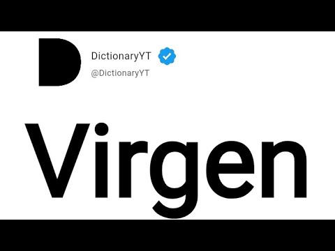 Virgen Meaning in English - YouTube