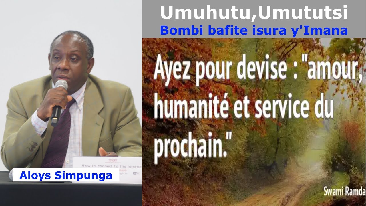 Narwanye ku batutsi bidatewe n'uko ari abatutsi, nyuma y'aho narwanye ...