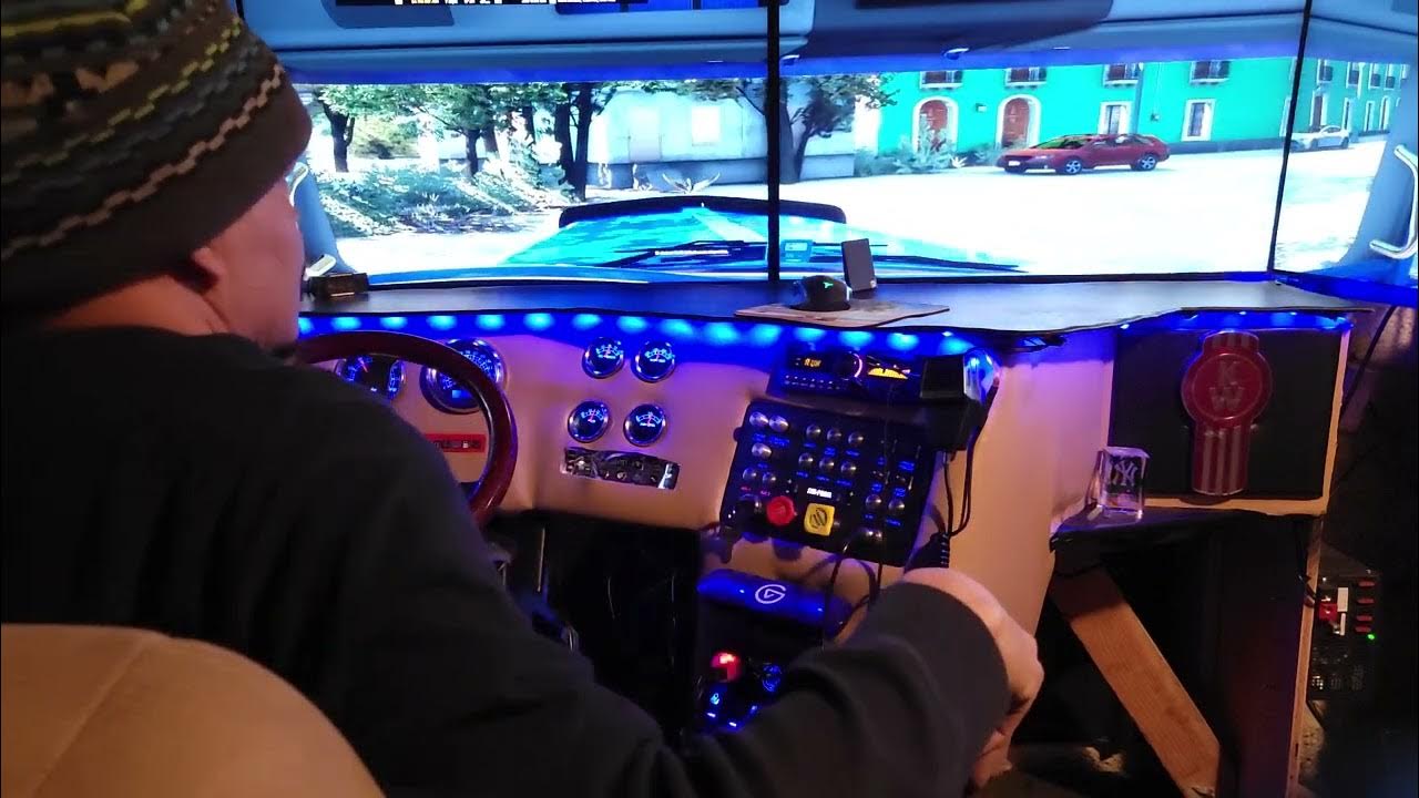 American truck simulator set up - YouTube