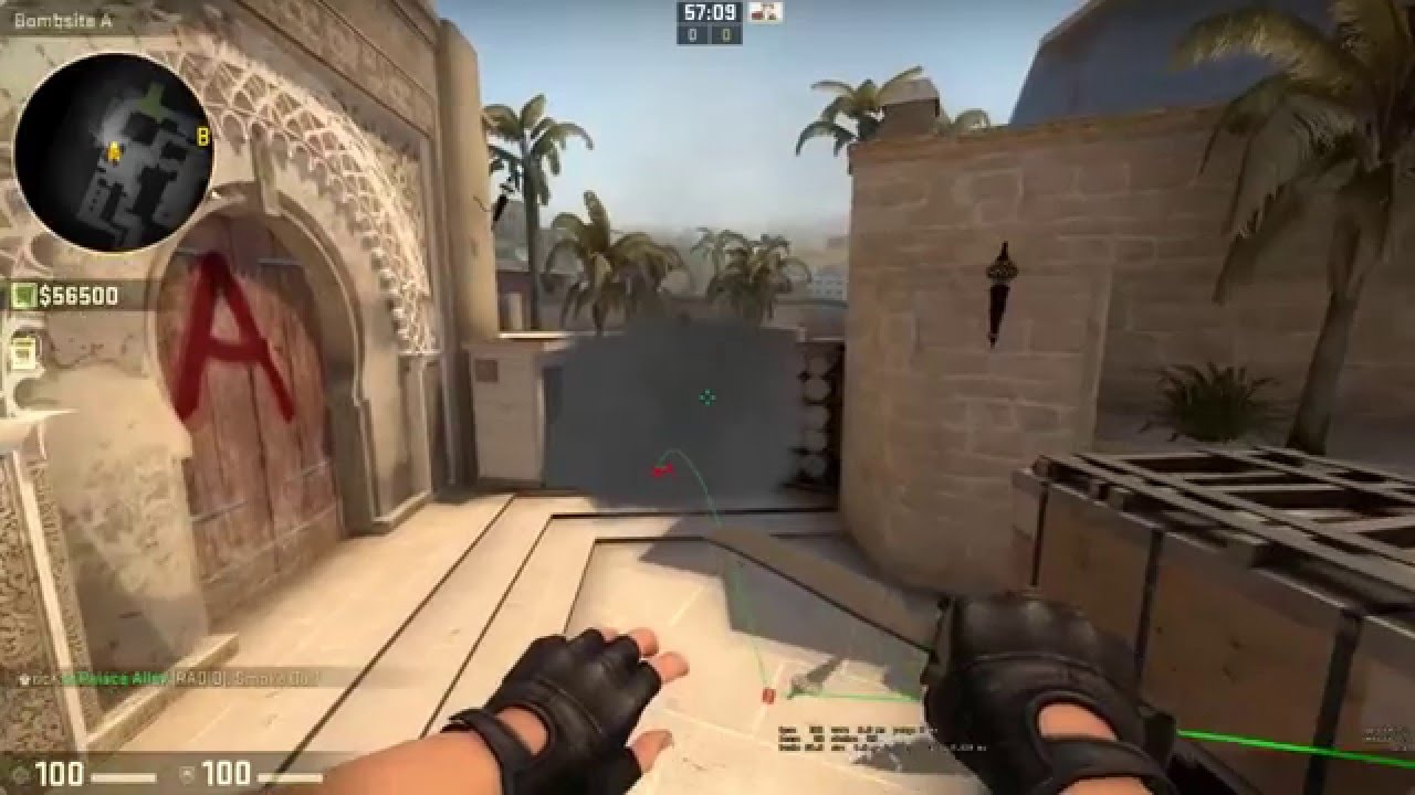 CSGO Mirage CT Spawn Smokes - YouTube