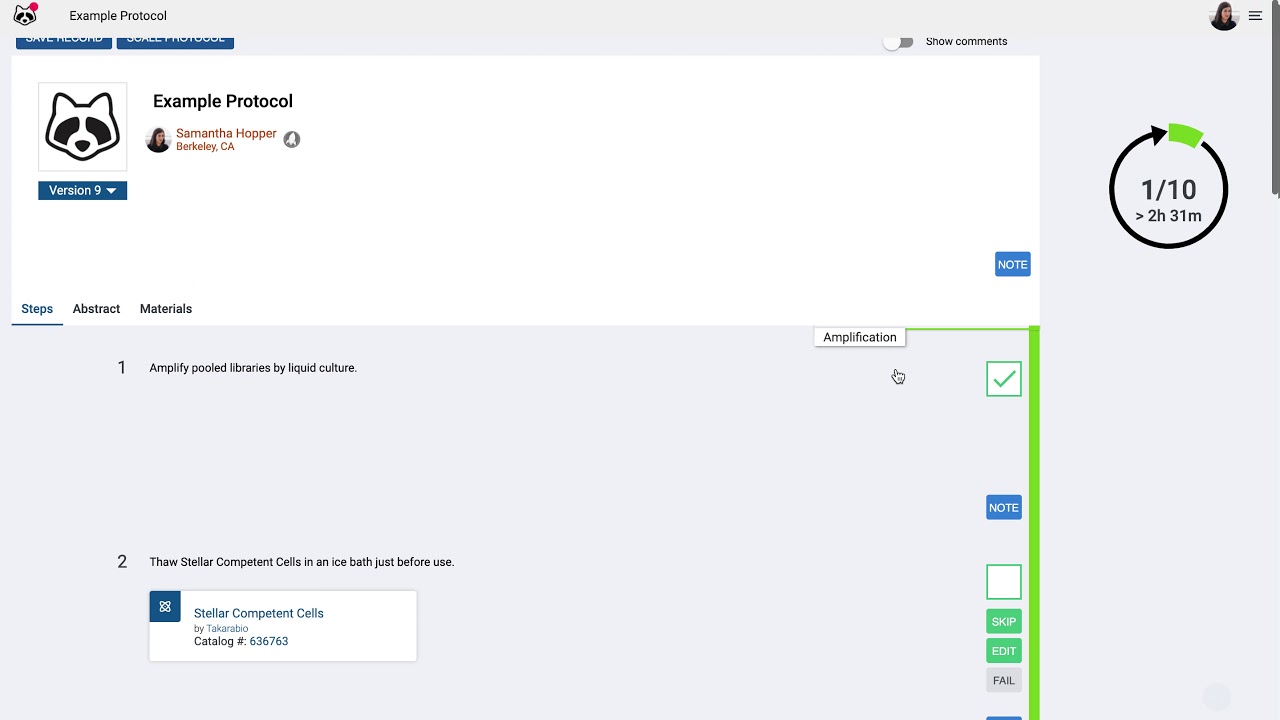 Running protocols - YouTube