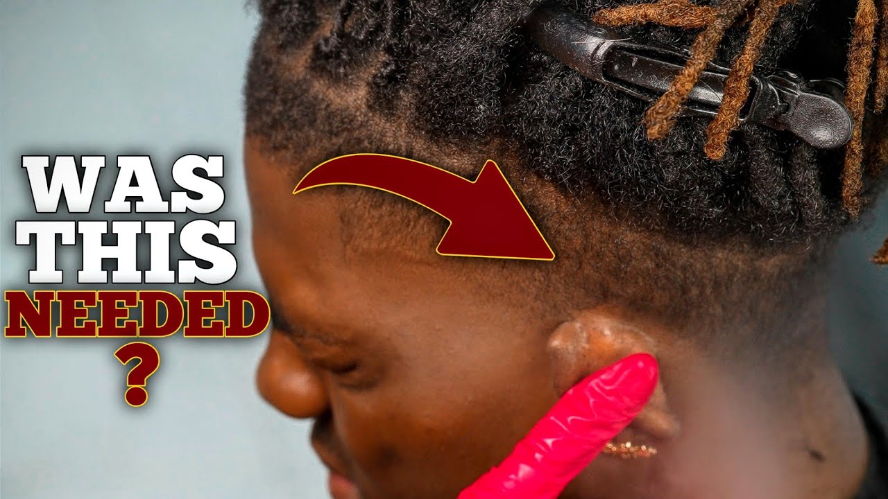 A Trick to HELP With Lining up Behind The EARS | Undercut Taper Fade ...