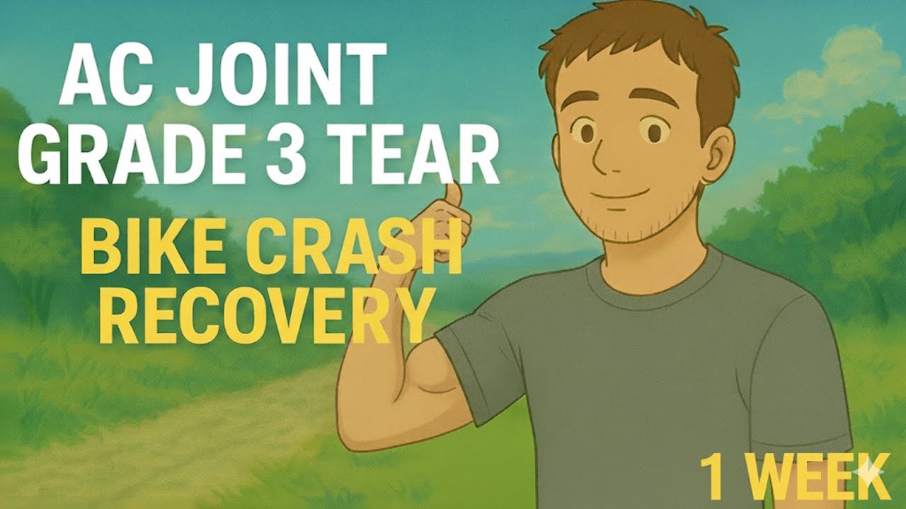 AC Joint Grade 3 Tear – Bike Crash Update (1 week) - YouTube