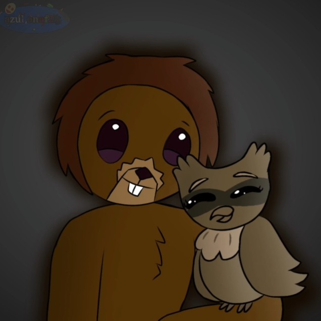 //🦦THE BEAOWL🦉//AU//#animation#onaf#onenightatflumptys#owl#beaver# ...