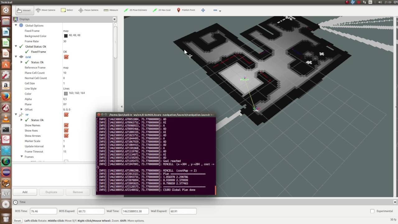 Global Path Planning Rviz. - YouTube
