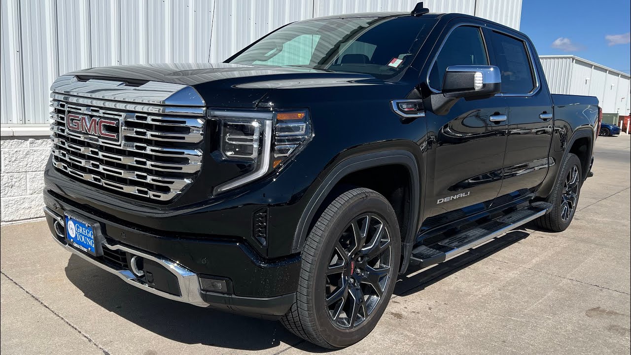 2024 GMC Sierra 1500 Denali Onyx Black With Atmosphere/Brownstone ...