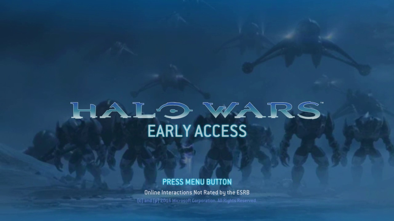 Halo Wars: Definitive Edition - Early Access Title Screen (Xbox One, PC ...