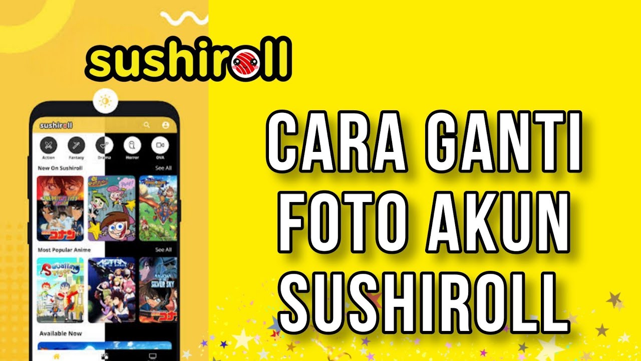 CARA MENGUBAH FOTO PROFIL AKUN SUSHIROLL - YouTube