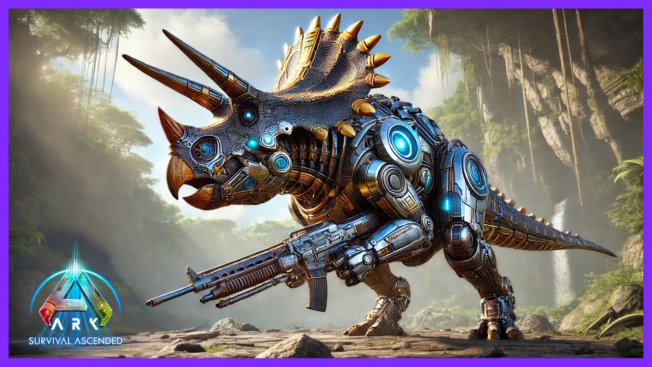 Deze Bionic Triceratops Heeft Een Gun!? 😱 // Ark Descended E33 - YouTube