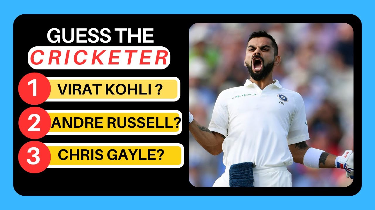 Guess The Cricket Player |🏏Cricket Quiz | Can You Guess The Cricket ...