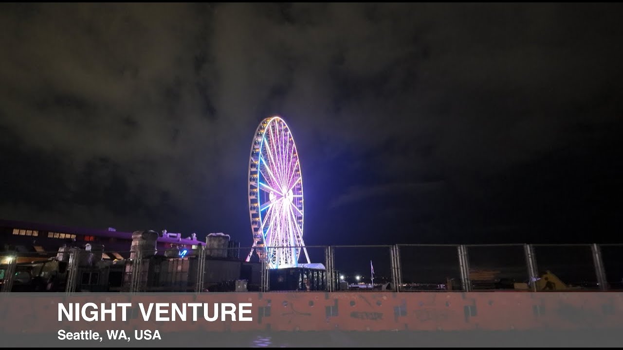 Night Ventures, Seattle, WA #seattle #dji #pocket3 #pikeplace # ...