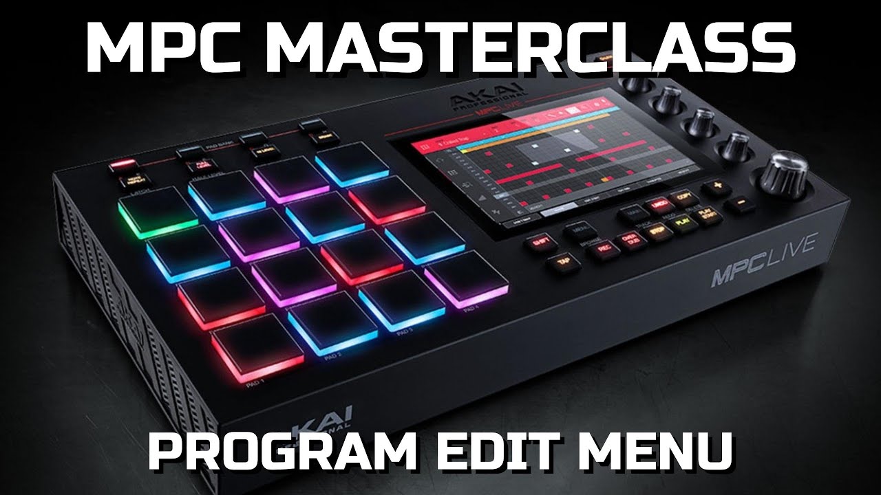 MPC Masterclass EP4 Program Edit Menu - YouTube