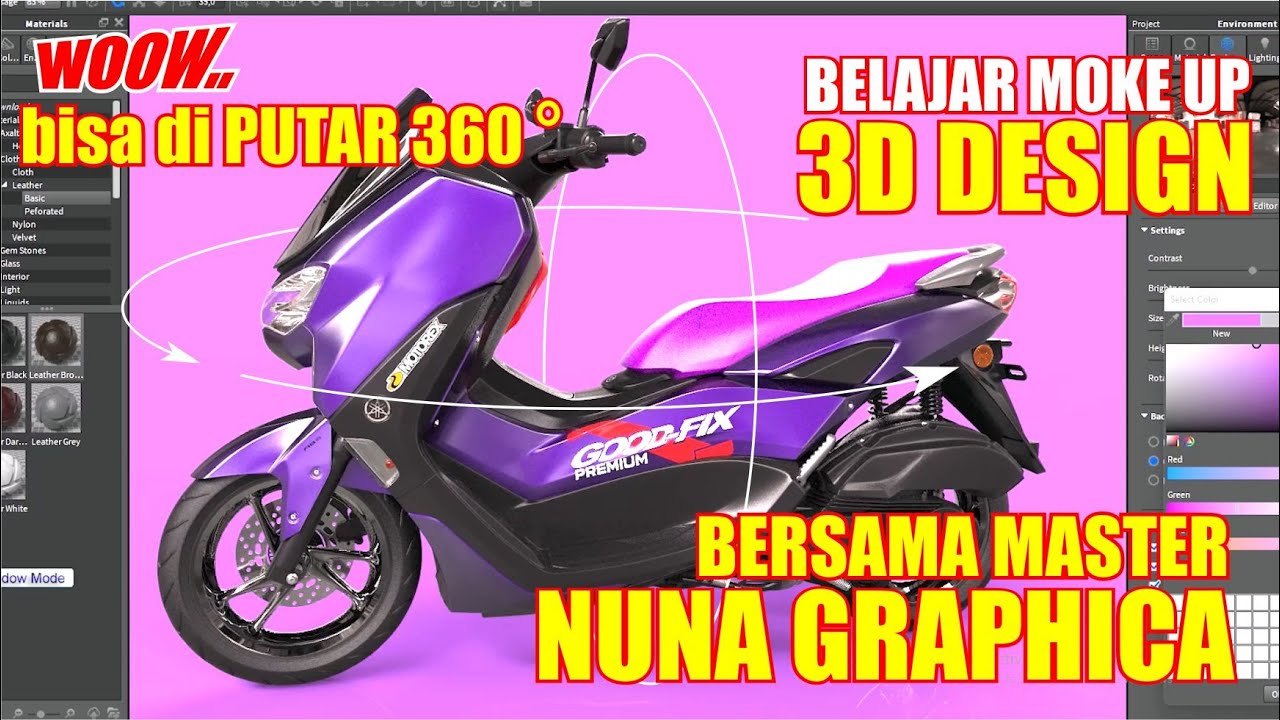 3D DESIGN OTOMOTIVE KREATIF / STICKER MOBIL / UPGRADE KEMAMPUAN Part 3 ...