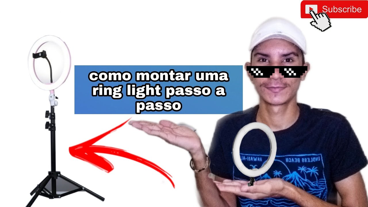 COMO MONTAR UMA RING LIGHT *passo a passo* - YouTube