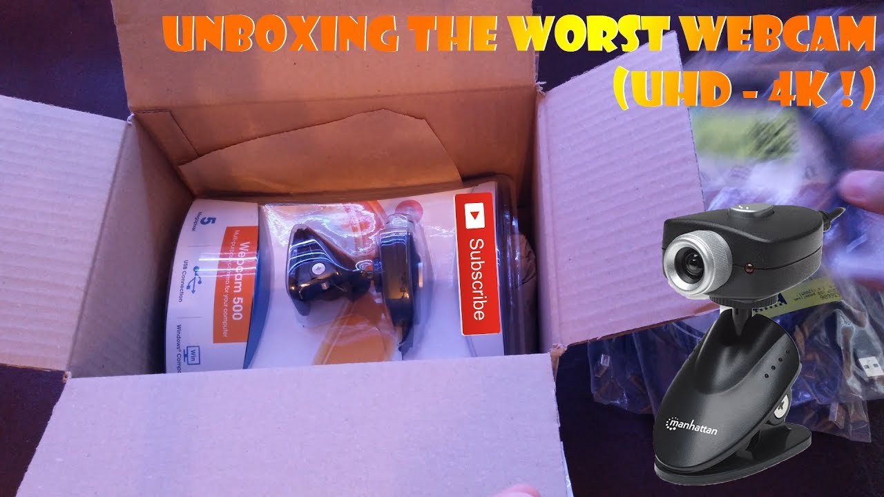 UNBOXING the WORST Webcam (UHD - 4K !) - YouTube