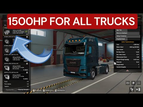 Ets 2 Motor Modu (1500HP for all trucks) Steam / EURO TRUCK SIMULATOR 2