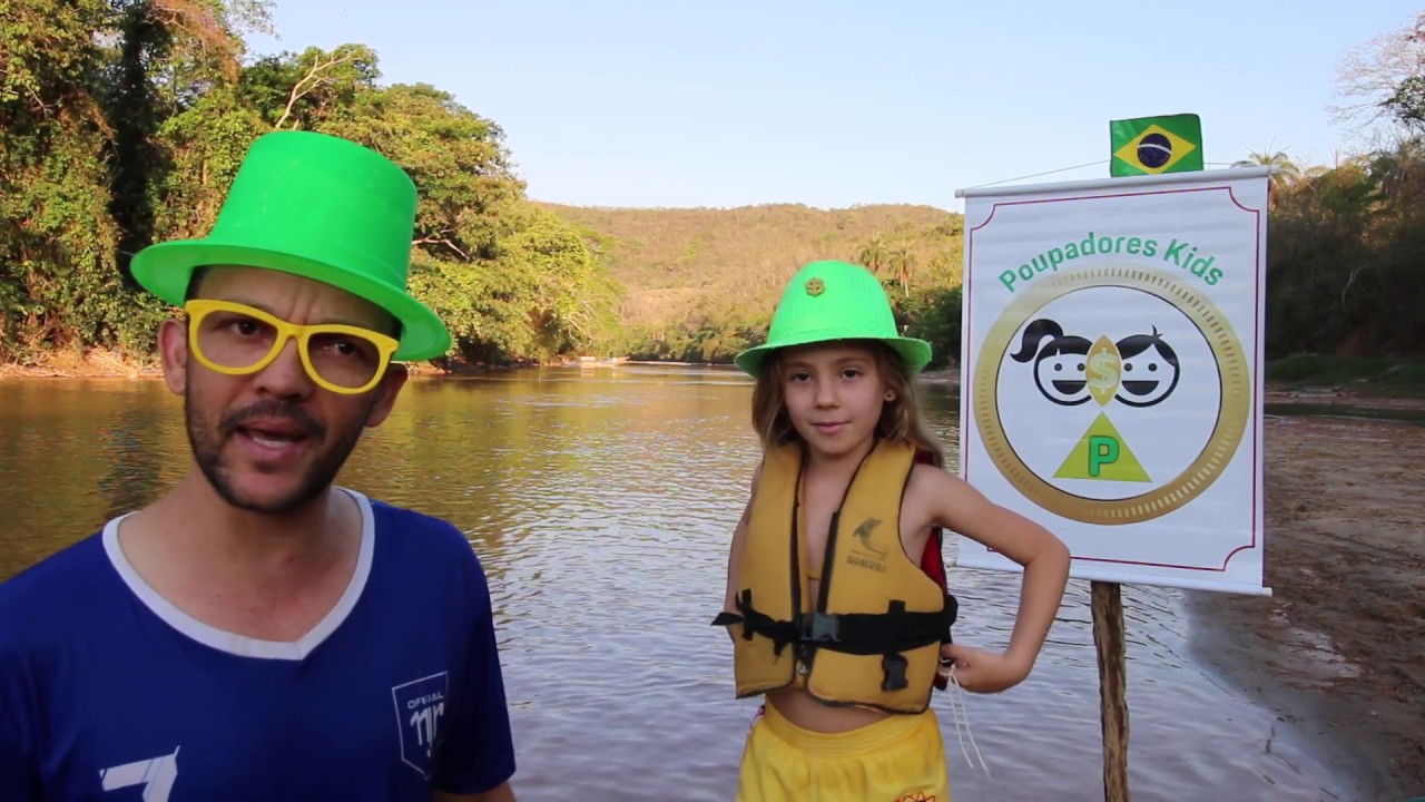 Vamos nadar? Brincando no rio #recreação #brincadeiradecriança #natação ...