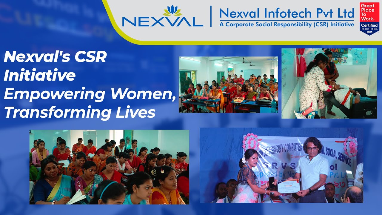 Nexval's CSR Initiative: Empowering Women, Transforming Lives - YouTube